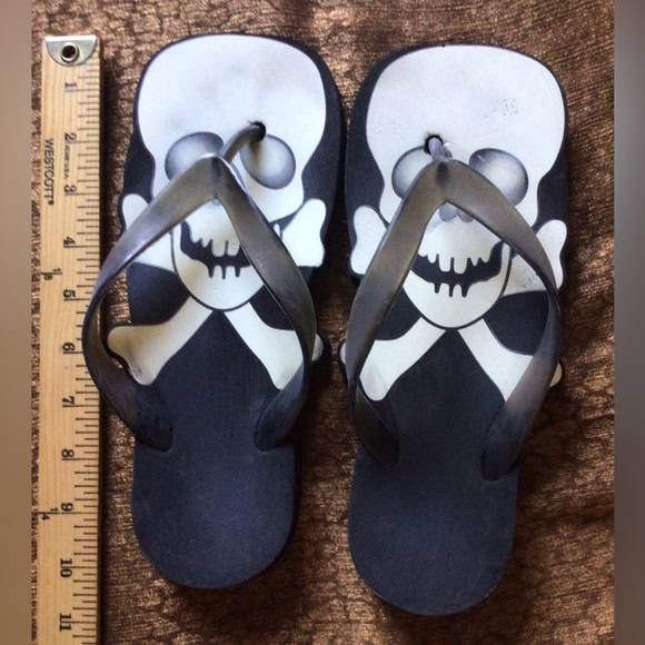 Shoes | Skull Flip Flops | Poshmark